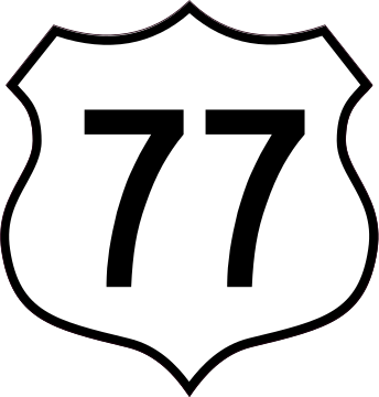 Vibrant, High-Quality Highway 77 Sign Magnets
