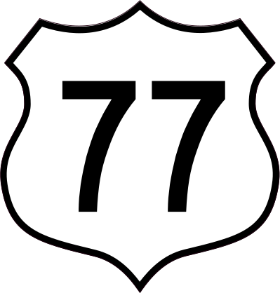 Vibrant, High-Quality Highway 77 Sign Magnets
