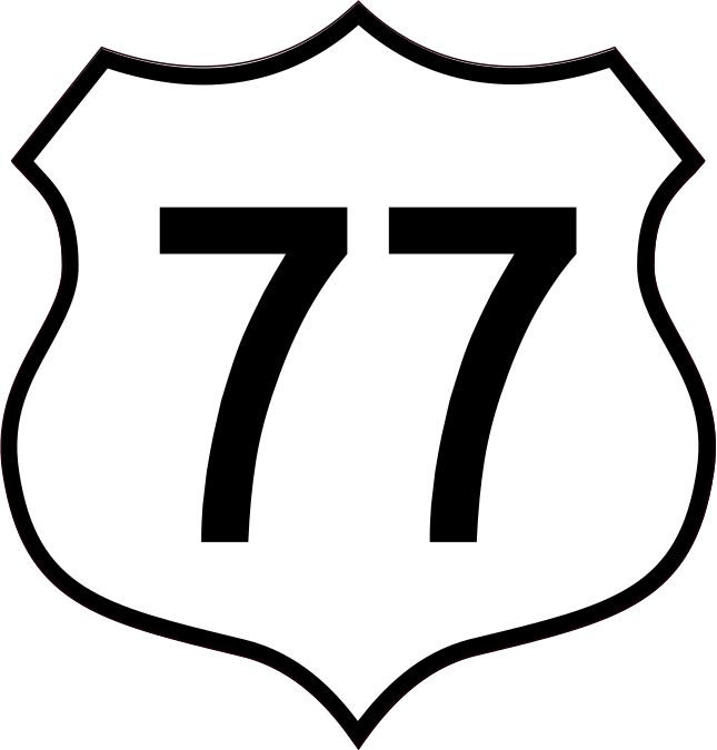 Highway 77 Sign Magnet