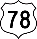 Order Your Highway 78 Sign Sticker Today - Free Shipping!