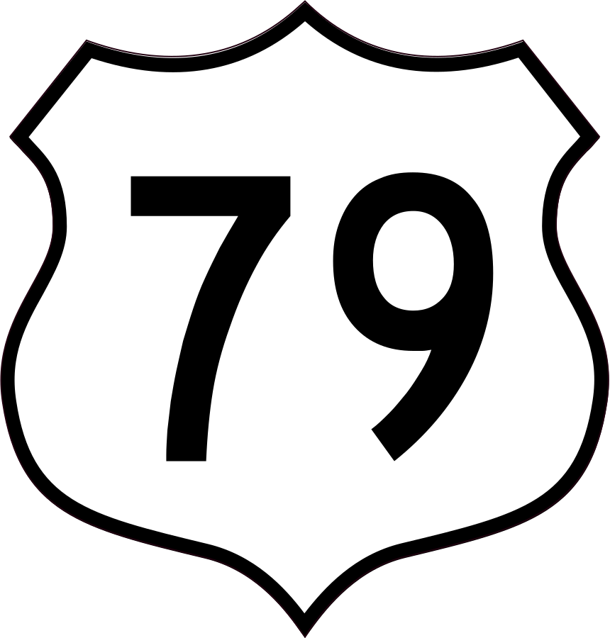 Vibrant, High-Quality Highway 79 Sign Stickers