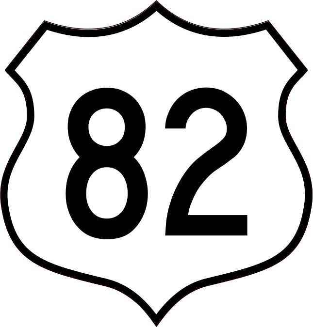 Highway 82 Sign Sticker