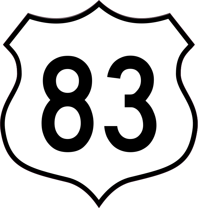 Order Your Highway 83 Sign Sticker Today - Free Shipping!