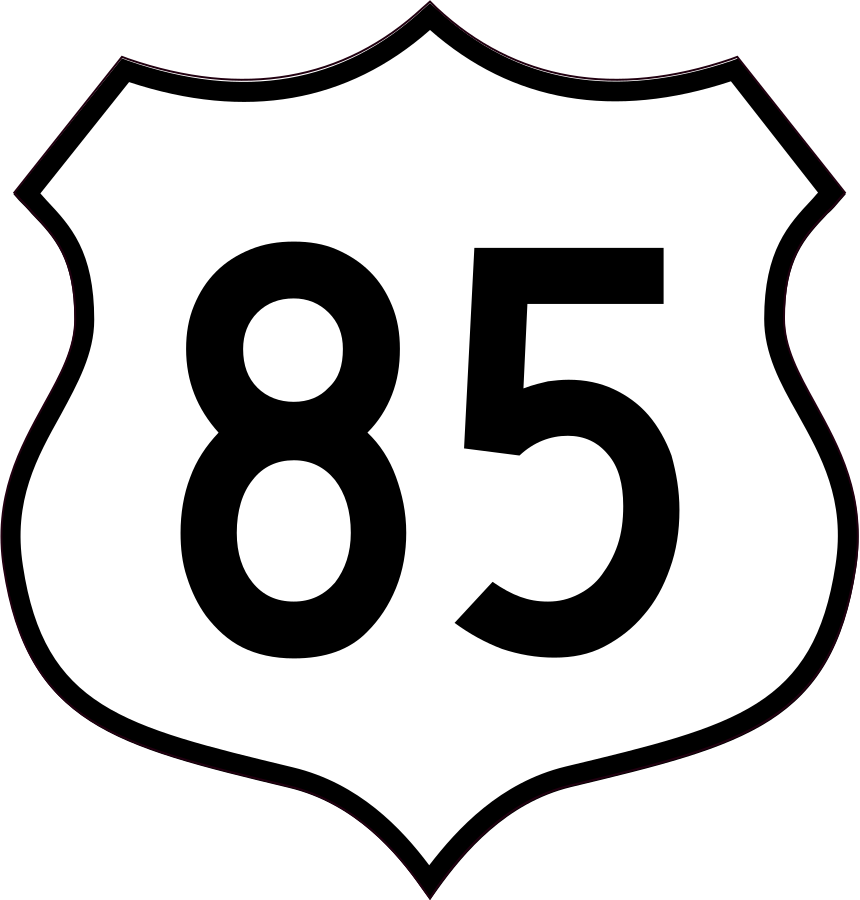 Highway 85 Sign Sticker