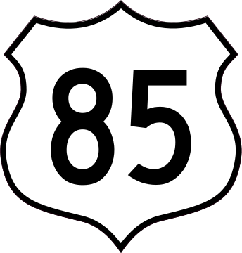 Highway 85 Sign Sticker Shipped Fast & Free!