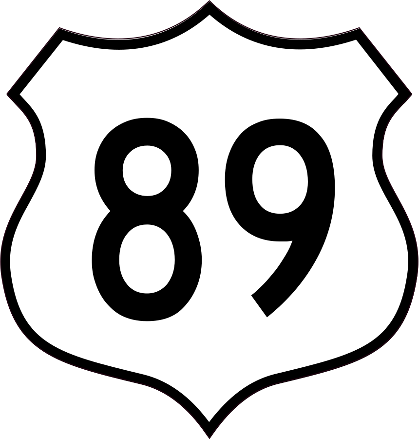 Order Your Highway 89 Sign Sticker Today - Free Shipping!
