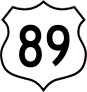 Highway 89 Sign Sticker - 50+ Color Options!