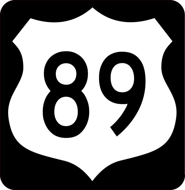 Highway 89 Sign With Black Border Magnet Shipped Fast & Free!