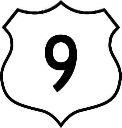 Highway Number Sign Magnets