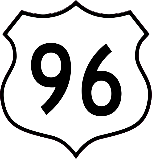 Highway 96 Sign Sticker