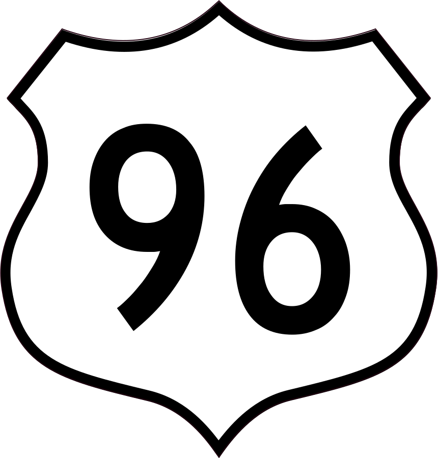 Highway 96 Sign Sticker