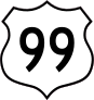 Highway 99 Sign Sticker Shipped Fast & Free!