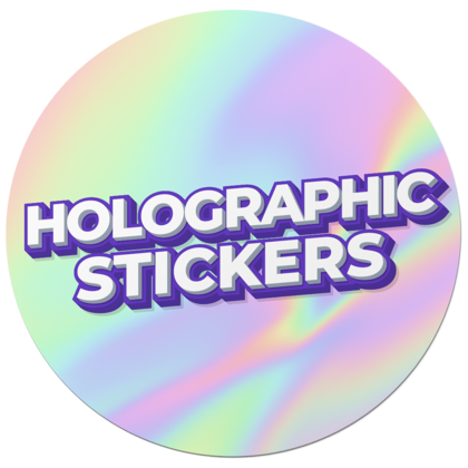 Holographic Stickers & Decals | Custom Iridescent Vinyl