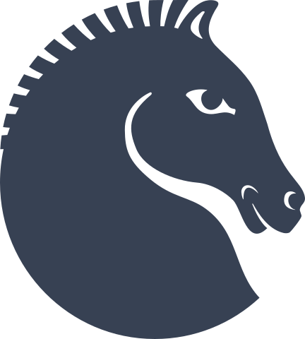 Horse Head Smiling Sticker - Fast Shipping & No Minimums