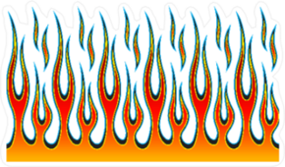 Flame Decals & Stickers | Fire Graphics for Cars, Trucks, Bikes