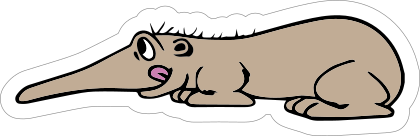 Anteater Stickers & Decals | Free Shipping