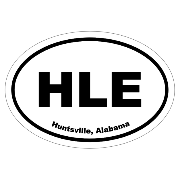 Huntsville, Alabama Oval Stickers
