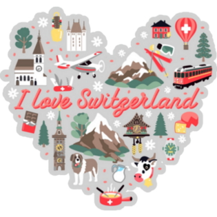 Switzerland Stickers