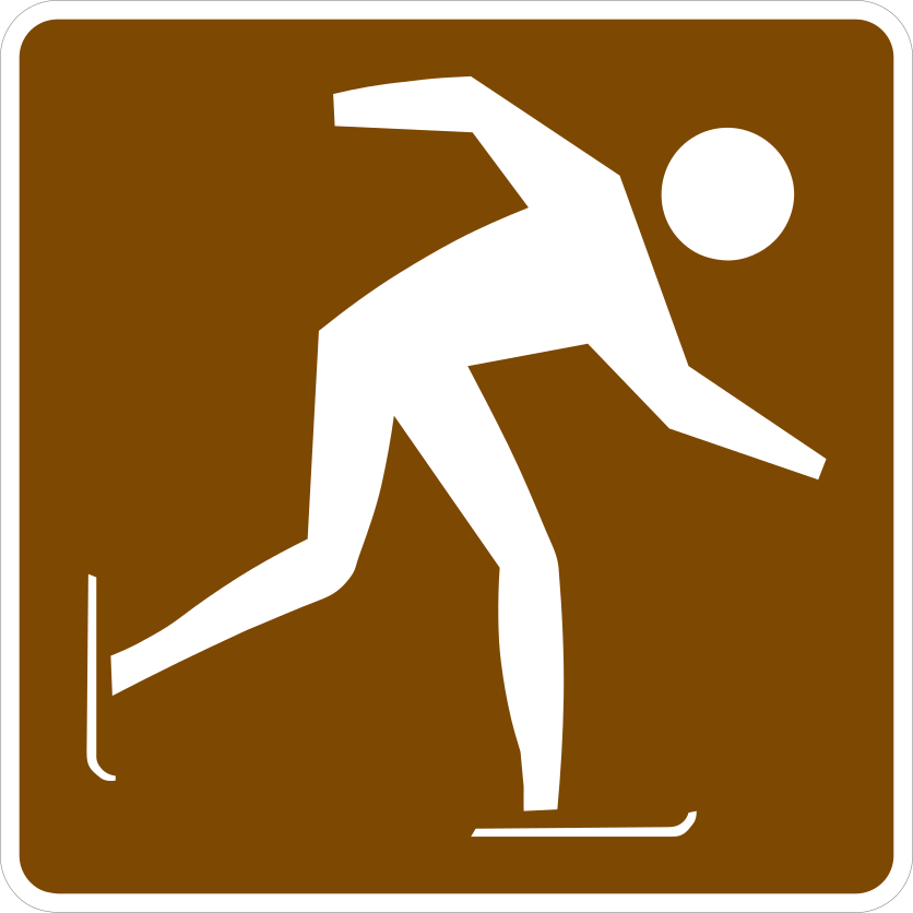 Ice Skating Magnet Shipped Fast & Free!