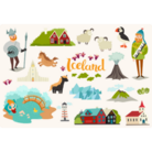 Iceland Travel Sticker Sheet