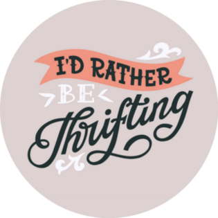 Shop Thrifting Stickers - Sustainable and Stylish Sticker Designs
