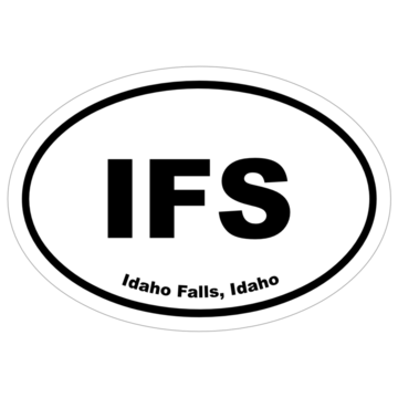 Idaho Falls, Idaho Oval Stickers