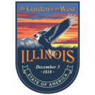 Illinois State Emblem Sticker