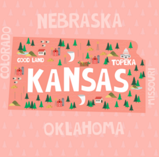 Kansas Car Stickers and Decals