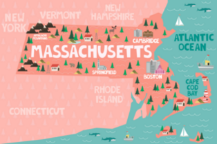 Massachusetts Car Stickers and Decals