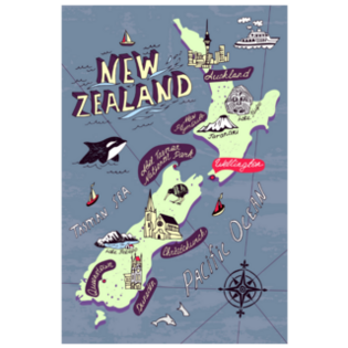 New Zealand Stickers