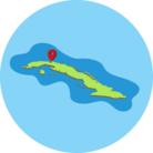 Illustration Cuba Country Sticker