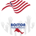 Illustration Of Annual Running Marathon In Boston Sticker
