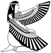 Illustration Of Egyptian National Drawing Goddess Isis Sticker