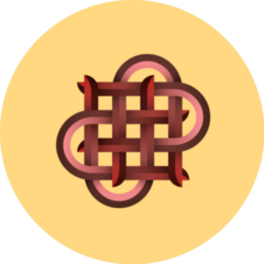 Illustration Of Knot On Yellow Sticker