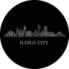 Iloilo City Black Sticker