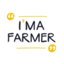 I'm A Farmer Lettering Quote Sticker