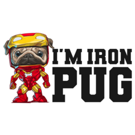 I'm Iron Pug Sticker