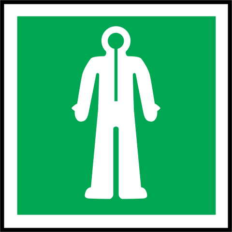 Vibrant, High-Quality Immersion Suit Icon Sign Stickers