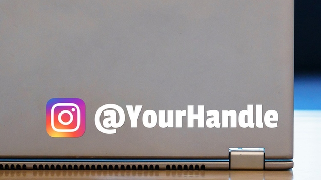 Instagram Stickers - Custom IG Handle Stickers