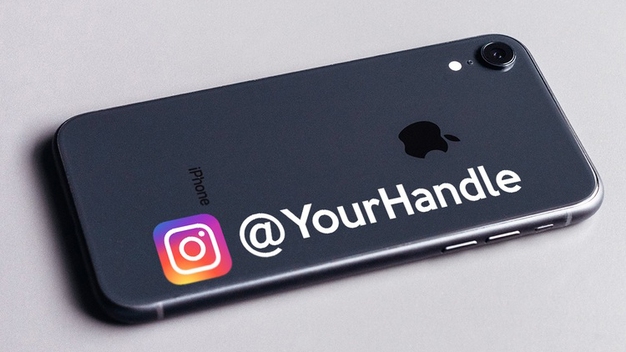 Instagram Stickers - Custom IG Handle Stickers