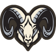 Intense Ram Head Sticker