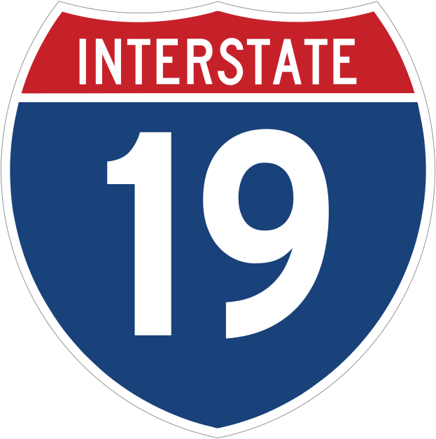 Vibrant, High-Quality Interstate 19 Sign Magnets