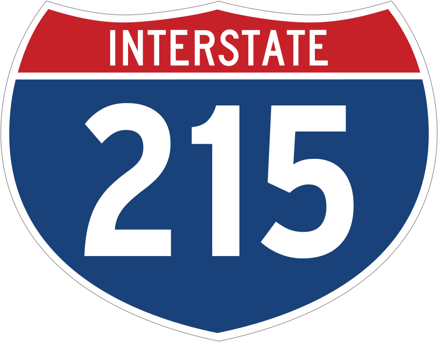 Interstate 215 Sign Sticker