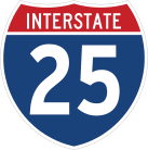 Vibrant, High-Quality Interstate 25 Sign Stickers