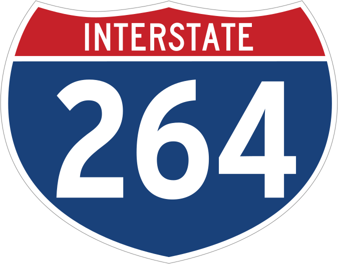 Interstate 264 Sign Sticker - 50+ Color Options!