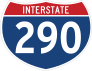 Order Your Interstate 290 Sign Sticker Today - Free Shipping!