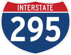 Interstate 295 Sign Sticker - 50+ Color Options!