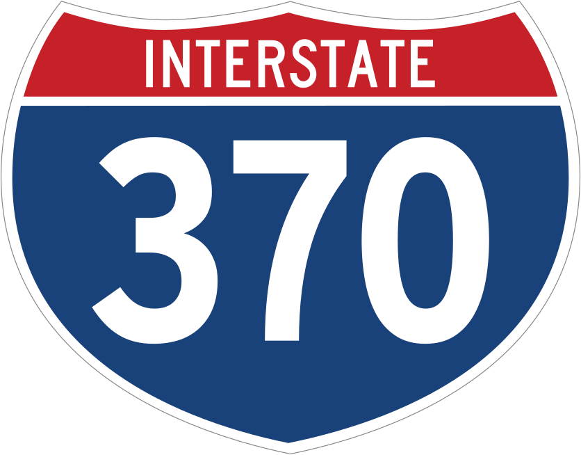 Order Your Interstate 370 Sign Sticker Today - Free Shipping!