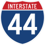 Interstate 44 Sign Sticker - Fast Shipping & No Minimums