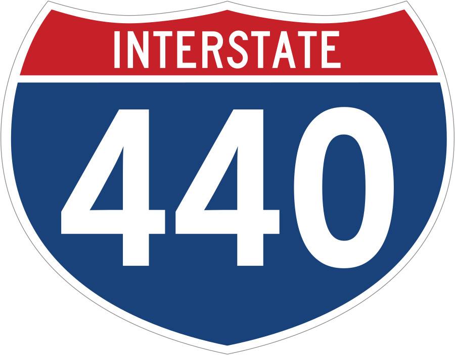 Interstate 440 Sign Sticker